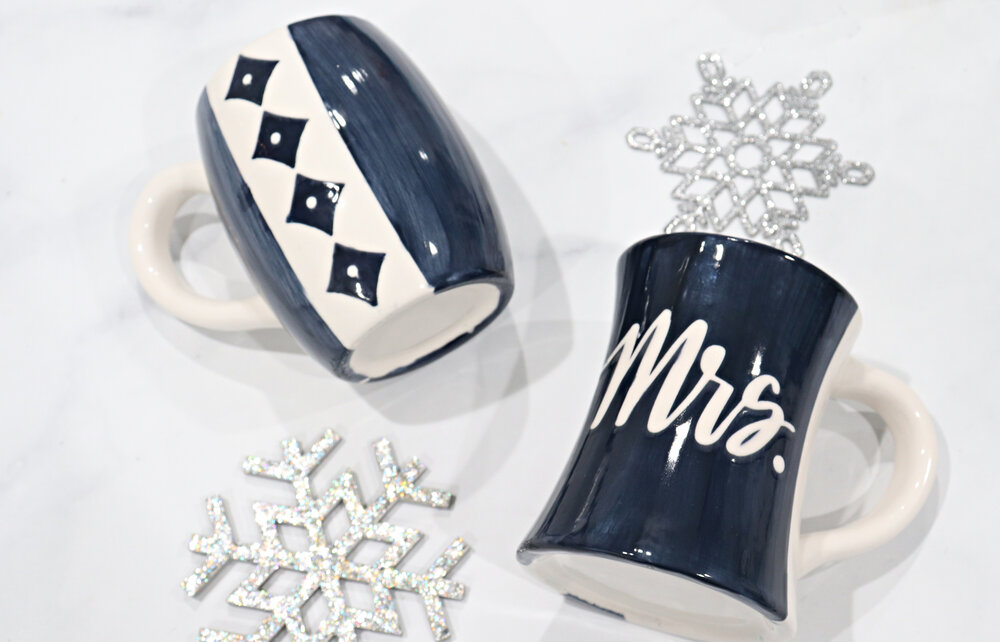 Mid Mod Mugs - My Pottery Place