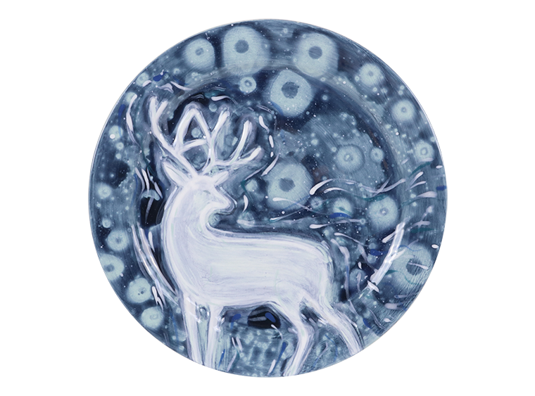 Spirited Stag Plate - My Pottery Place